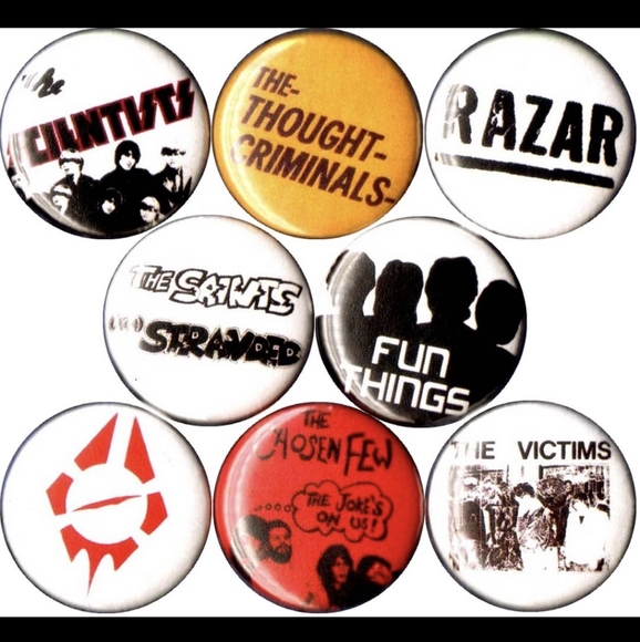 Accessories | Australia Punk Bands X 8 New 1 Inch 25mm Button Pin ...